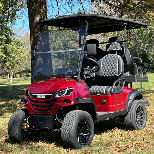2025 Arch EV Lithium Golf Cart - Lifted 4 Passenger Golf Cart Cart Red ...