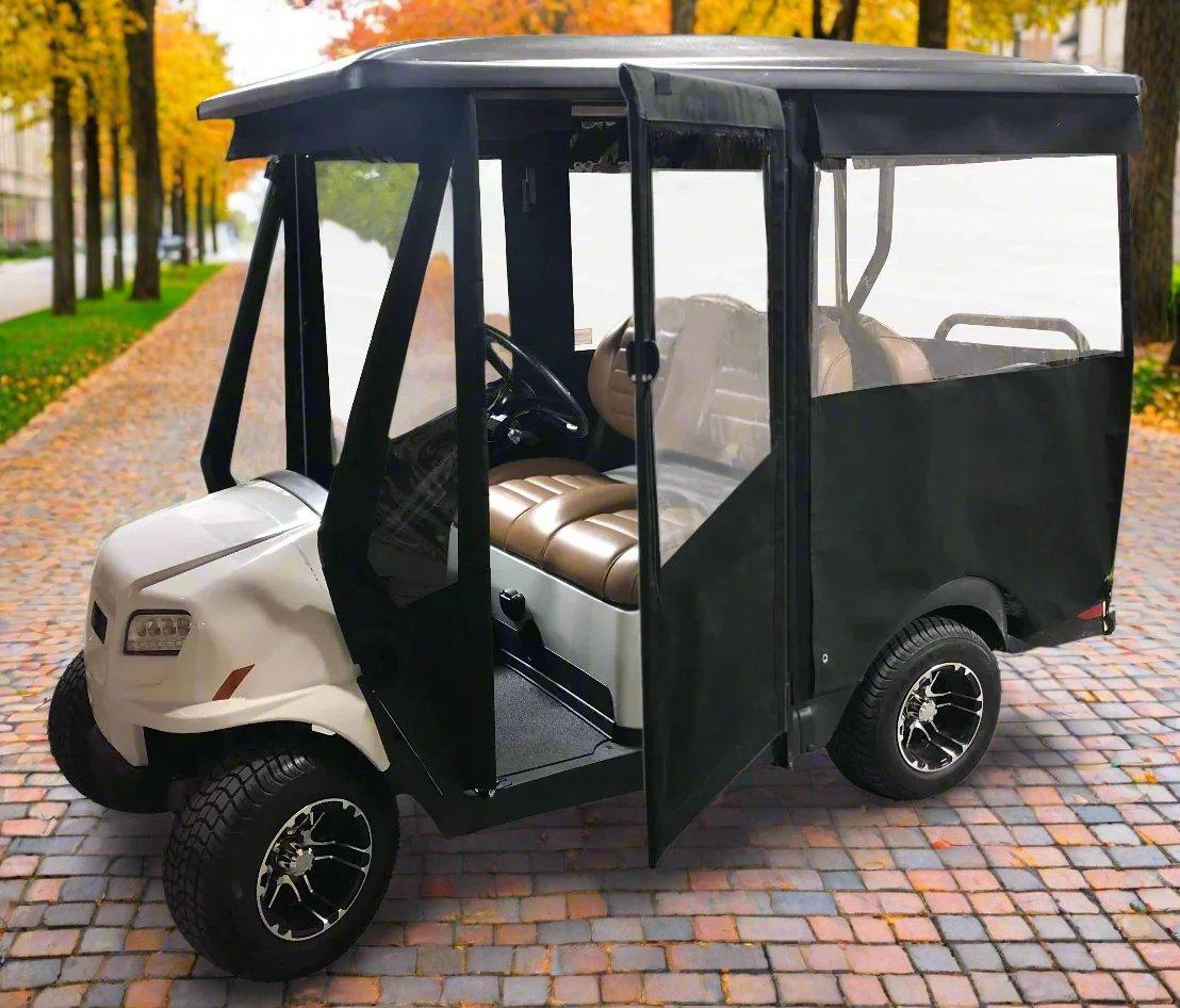 DoorWorks 4-Passenger Extended Hinged Enclosure / Cover for Golf Carts ...